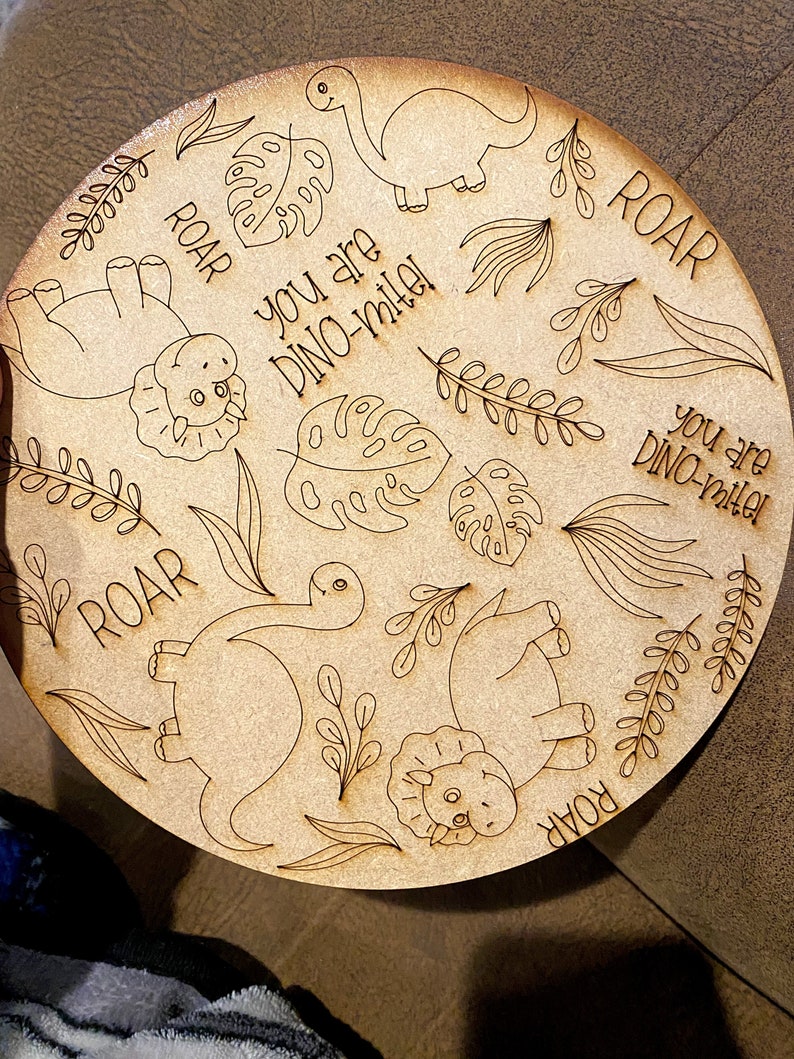 Dinosaur Doodle SCORING Pattern File Bundle Laser Score - Etsy