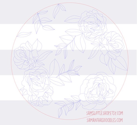 Ryleigh Flower SCORING SVG File for Laser Cut Signs | Etsy