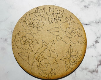 Digital Art & Collectibles Ryleigh Flower SCORING SVG File for Laser ...