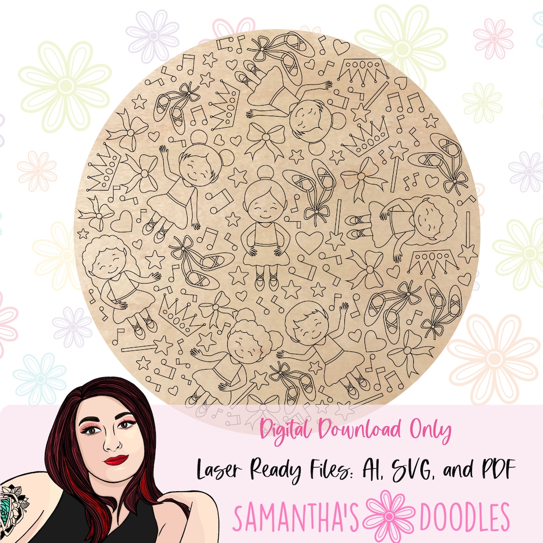 Ballet Beauties SCORING Pattern File Bundle - Laser Score Files ...