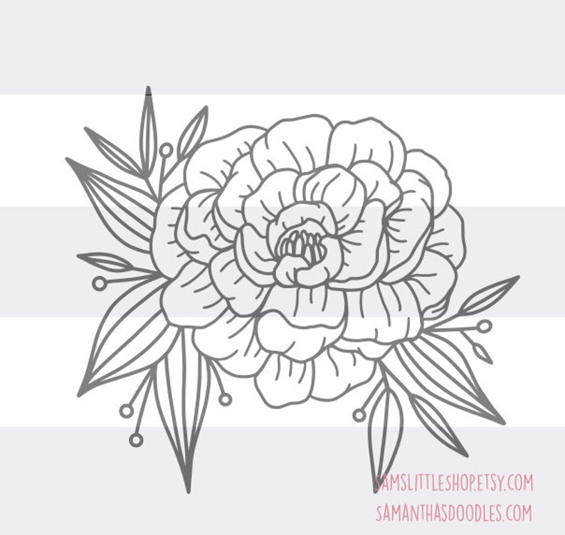 Carly Flower ENGRAVING SVG File for Laser Cut Signs - Etsy