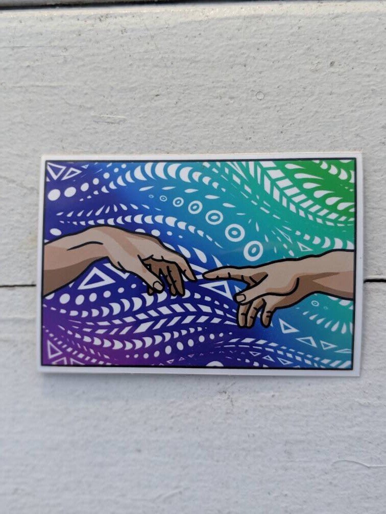 Waterproof creation Sticker Art History Vinyl | Etsy