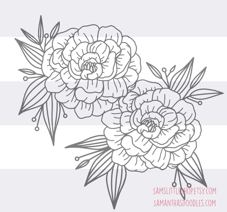 Carly Flower ENGRAVING SVG File for Laser Cut Signs - Etsy