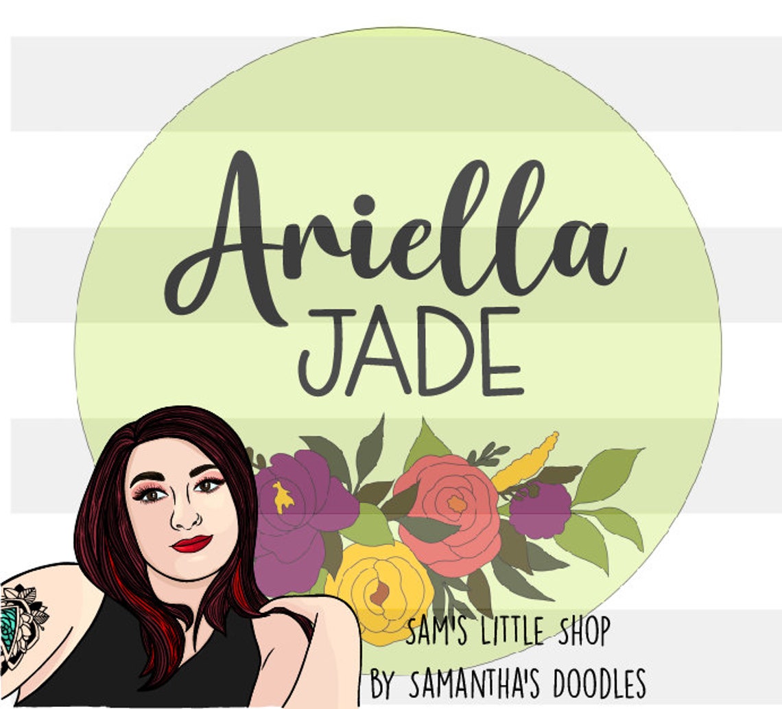 Ariella Floral SVG File: Single Line Flower Cut File (digital Download ...
