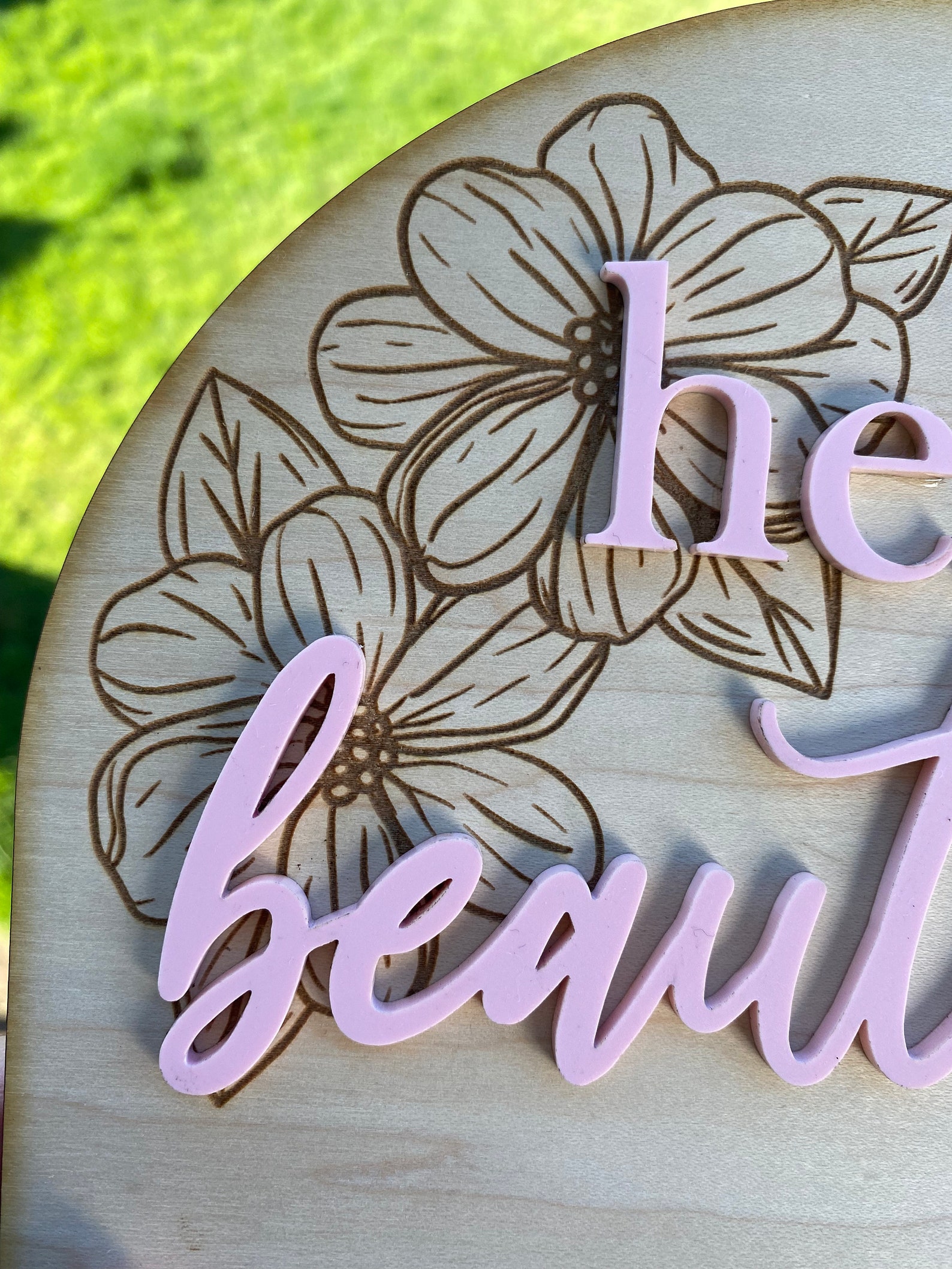 Floral Macramé Arch Wildflower Engraving File Flower - Etsy