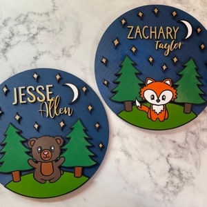 Zachary Fox Woods Doodle Sign SVG Hand-drawn Fox SVG FILE for Laser Cut ...