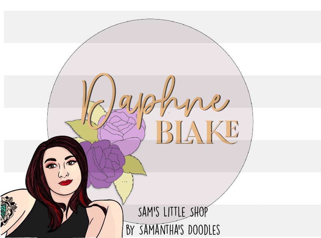 Daphne Floral CUT SVG File- Single Line Flower Cut File for Nursery ...