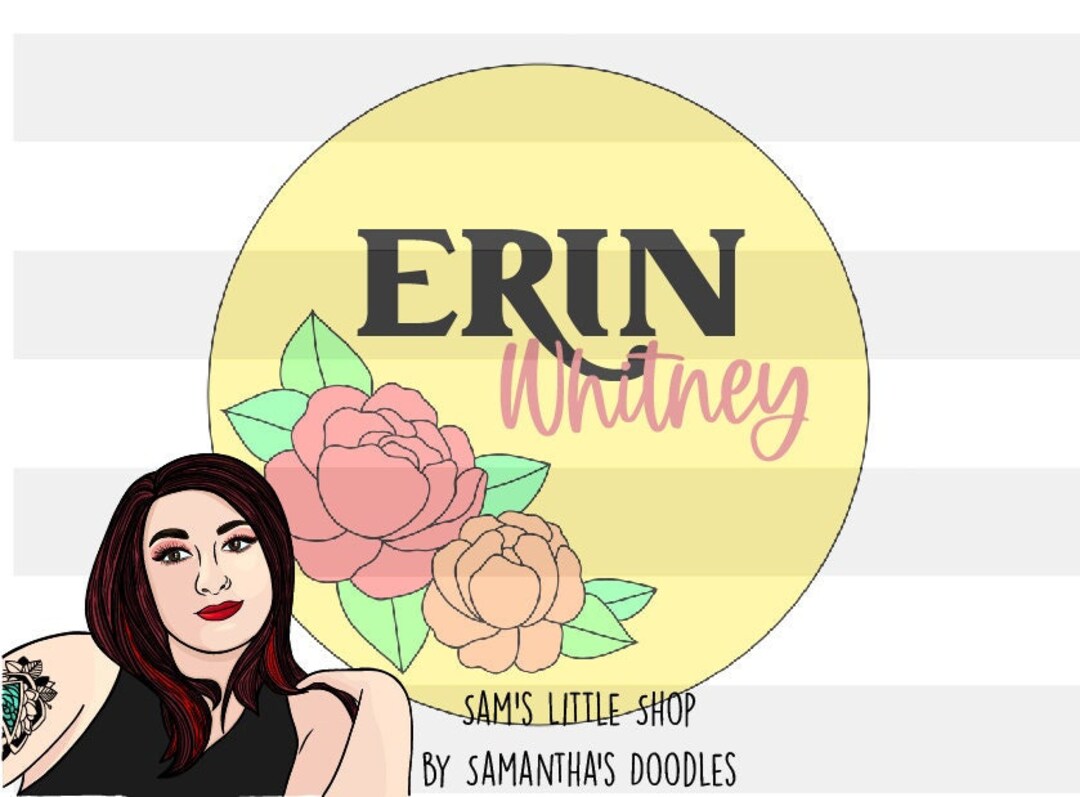 Erin Floral Peony SVG File: Single Line Flower Cut (digital Download ...