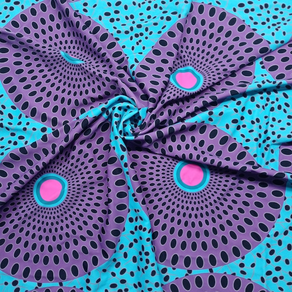 Purple African Fabric - Etsy