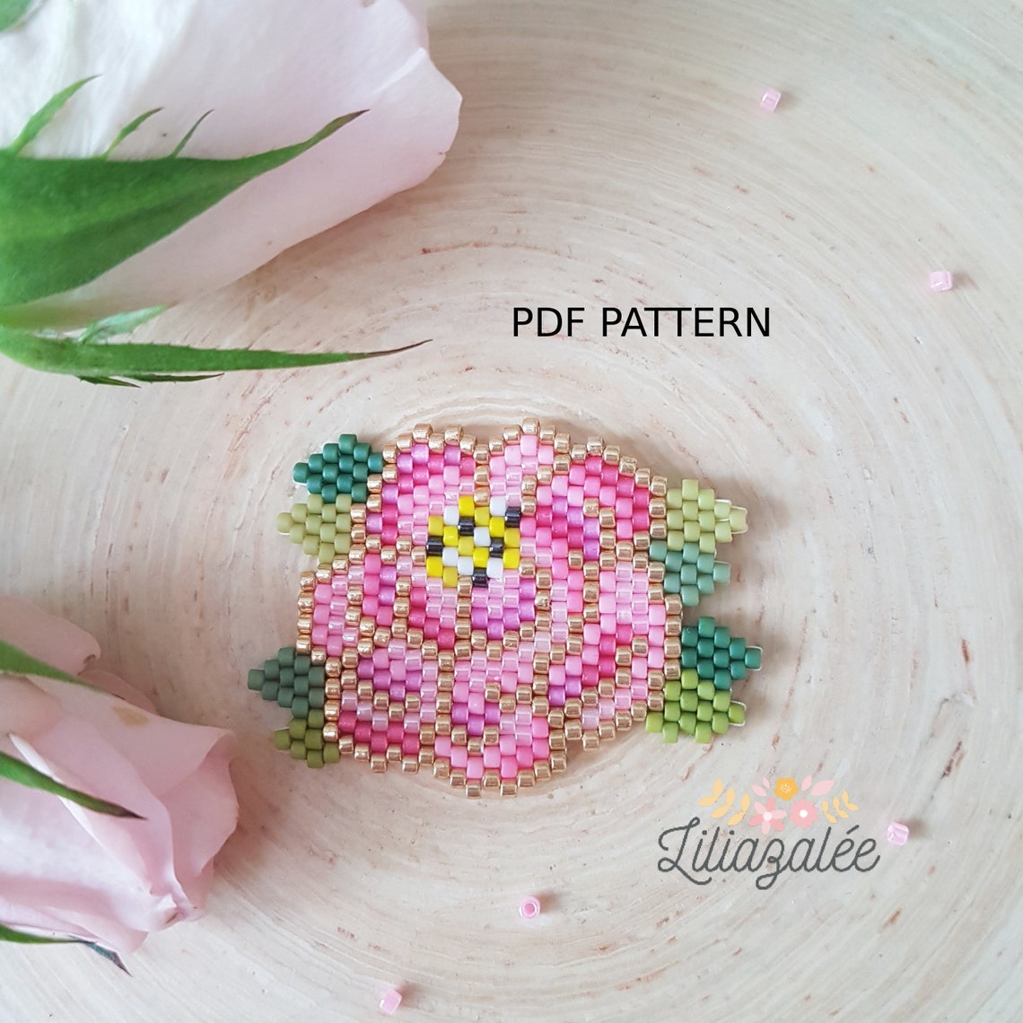 Peony Pattern PDF | Etsy