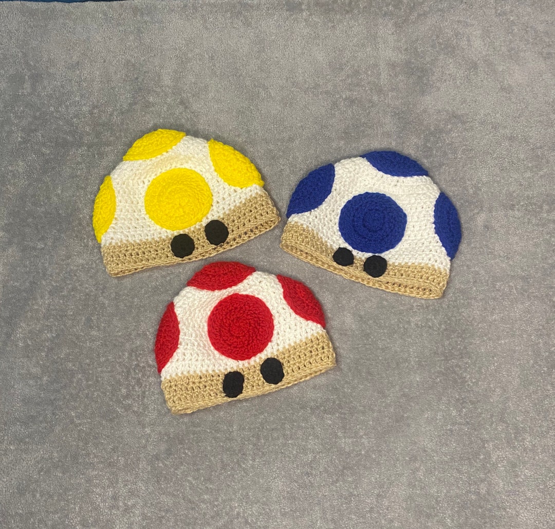 Handmade Crocheted Toad Hat/toad Beanie/mushroom Hat - Etsy