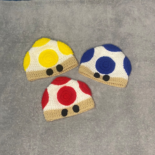 Toad Mario Hat - Etsy