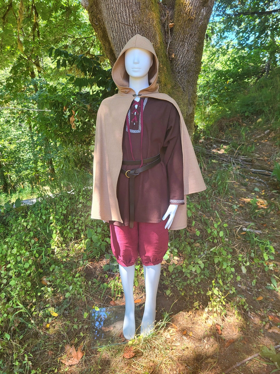 Child/tween Medieval Woodsman 4-piece Costume - Size 11/12 - Etsy
