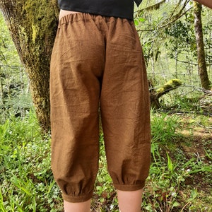 Child/teen Linen Breeches - Cinnamon Brown - Etsy