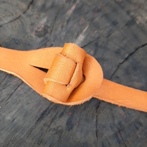 Handmade Tan Leather Toggles With Recieving Loops - 2 Sets - Etsy