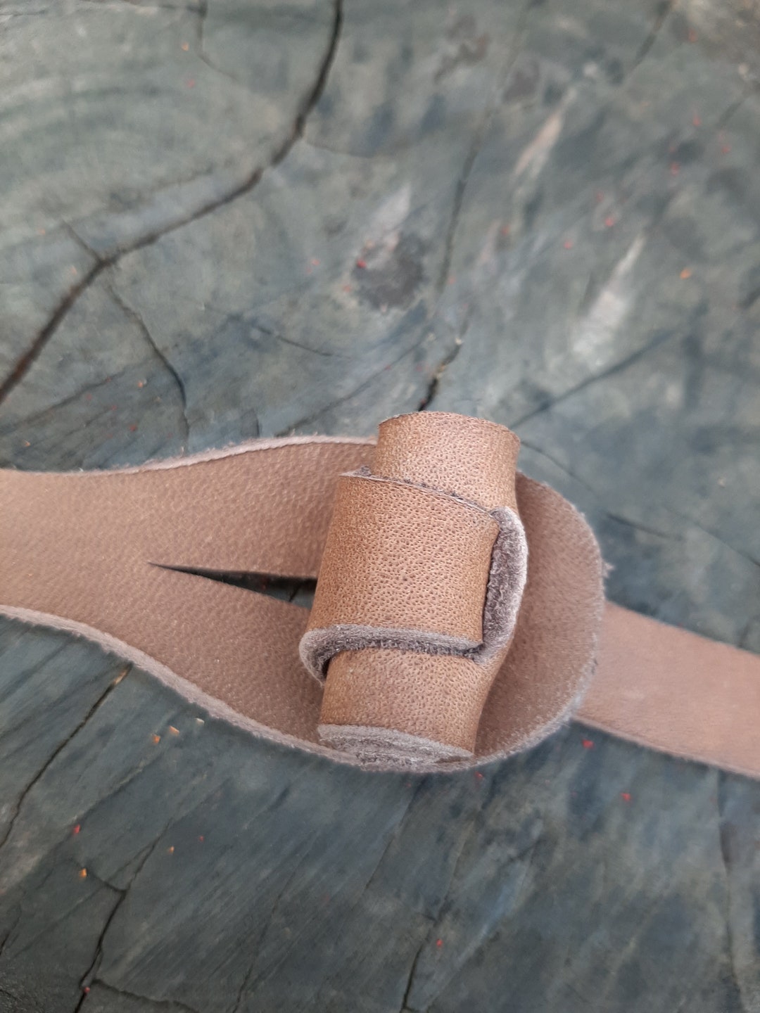 Handmade Brown Leather Toggles With Recieving Loops 2 Sets - Etsy