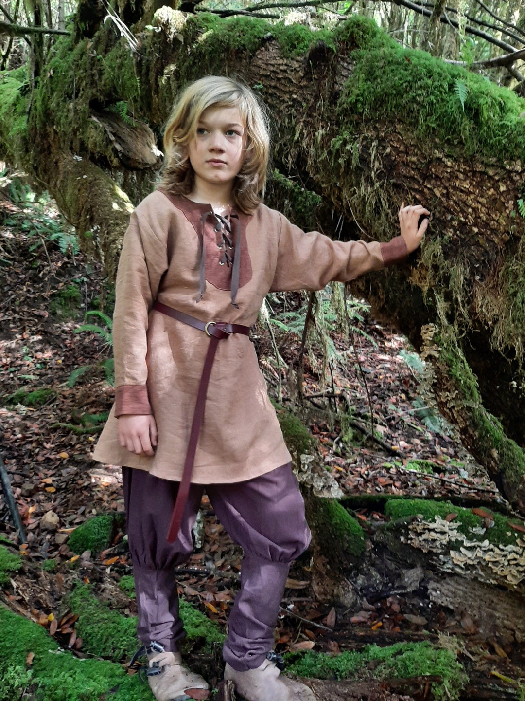 Child/tween Linen Medieval/viking Tunic - Size 13/14 - Etsy