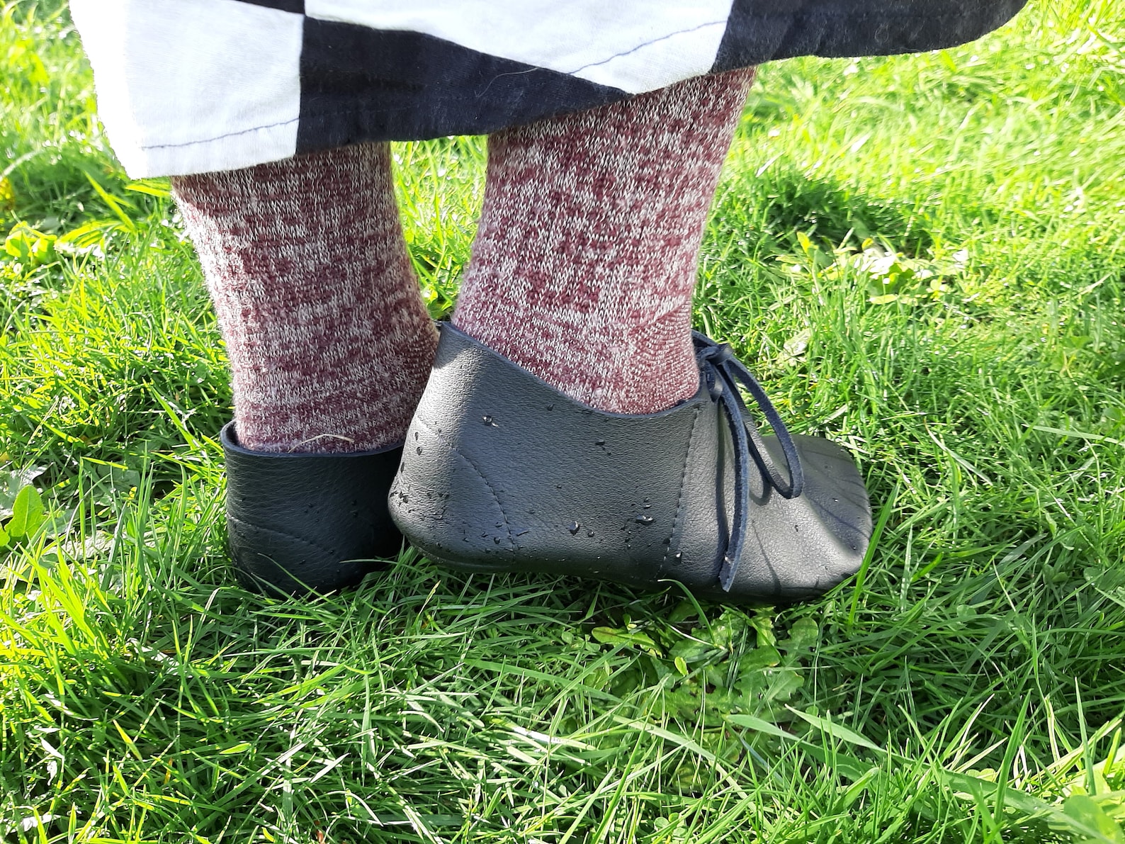 Adult Leather Medieval Shoes Black sizes W6/M5-W14/M13 | Etsy
