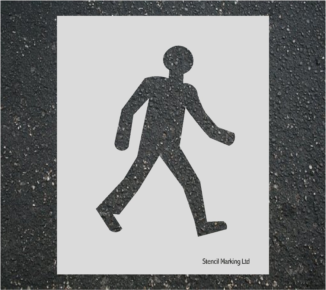 WALKING MAN STENCIL - Etsy