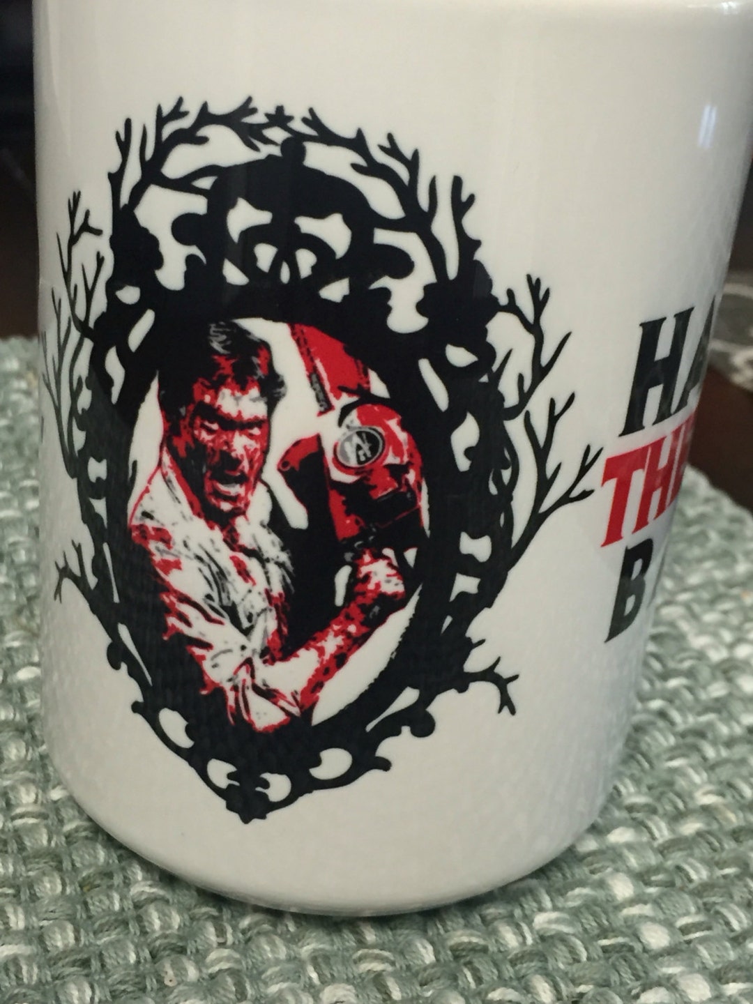 Evil Dead Ash Bruce Campbell Coffee Mug Horror Movie Gifts Fanatics ...