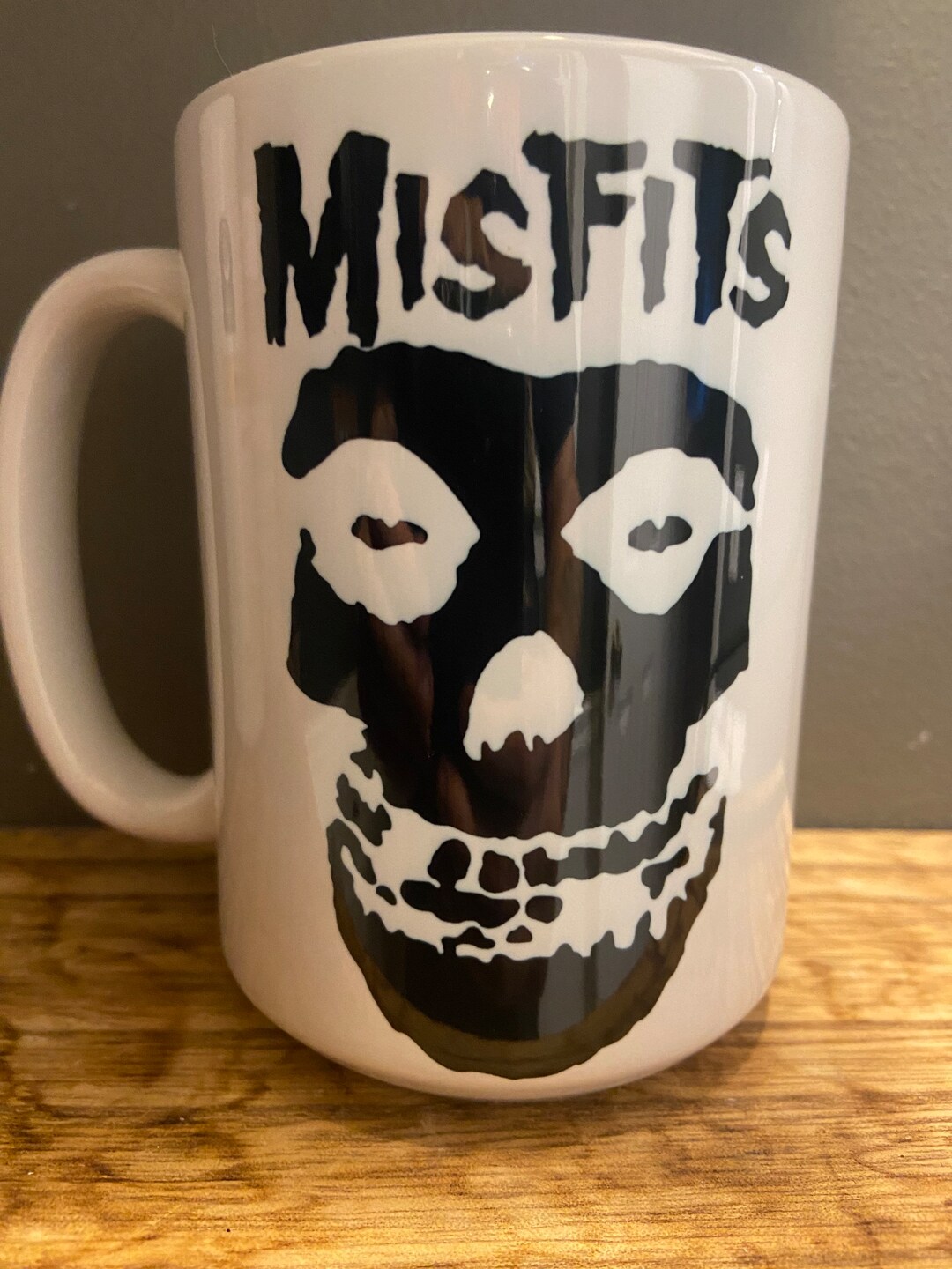 Misfits Crimson Ghost Logo Coffee Mug 11 and 15 Oz. Dishwasher ...
