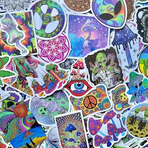 Trippy Sticker Pack - Etsy