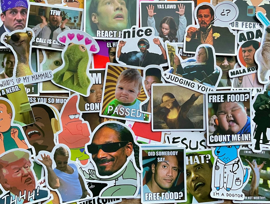 Funny Meme Sticker Pack - Etsy