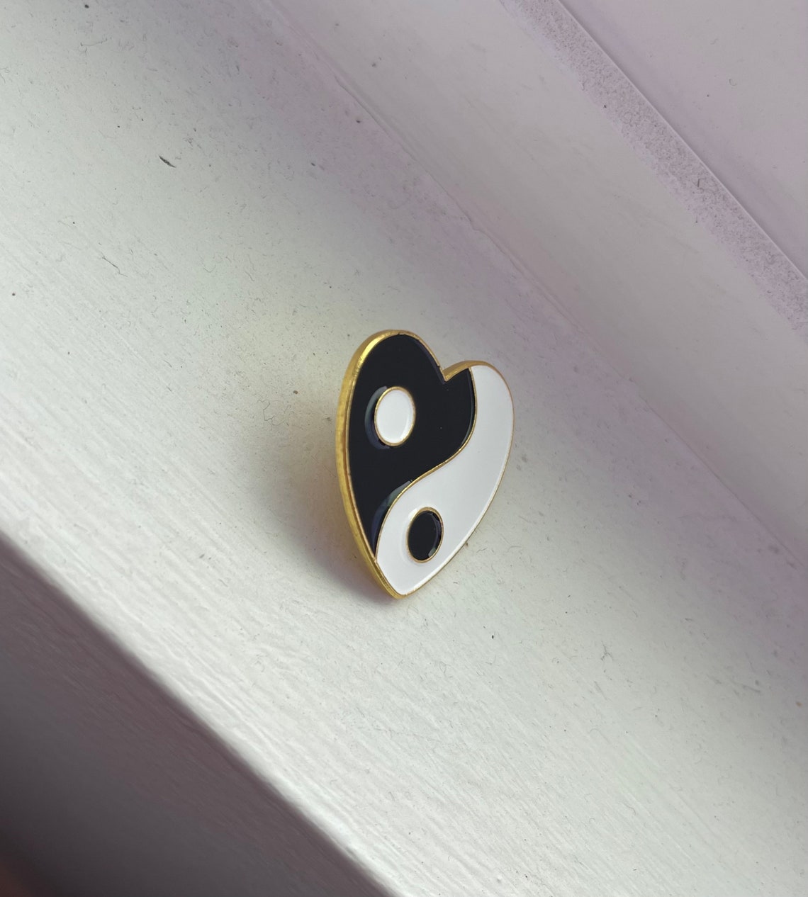 Yin Yang Pin and Sticker Pack Set - Etsy