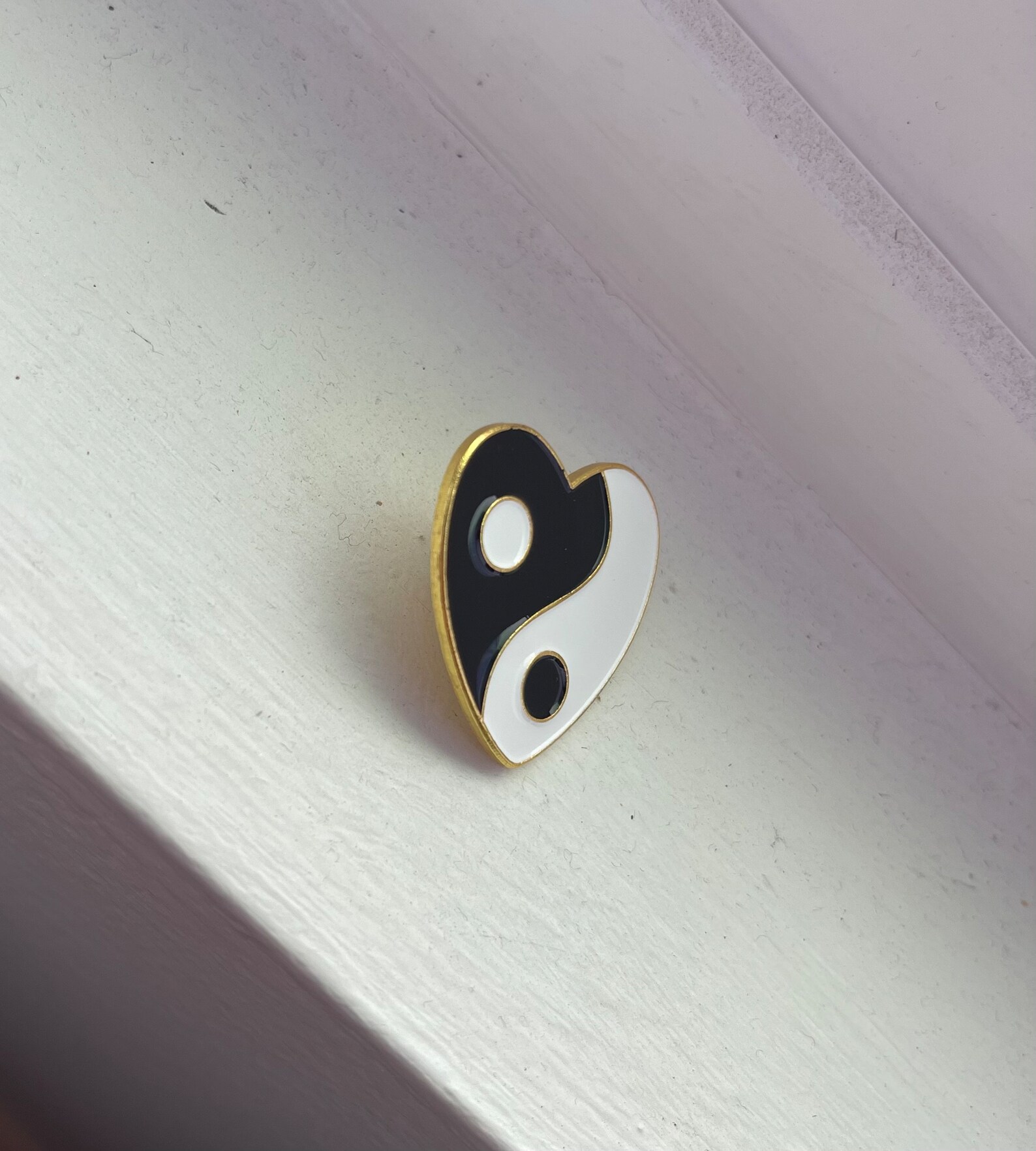 Yin Yang Pin and Sticker Pack Set - Etsy