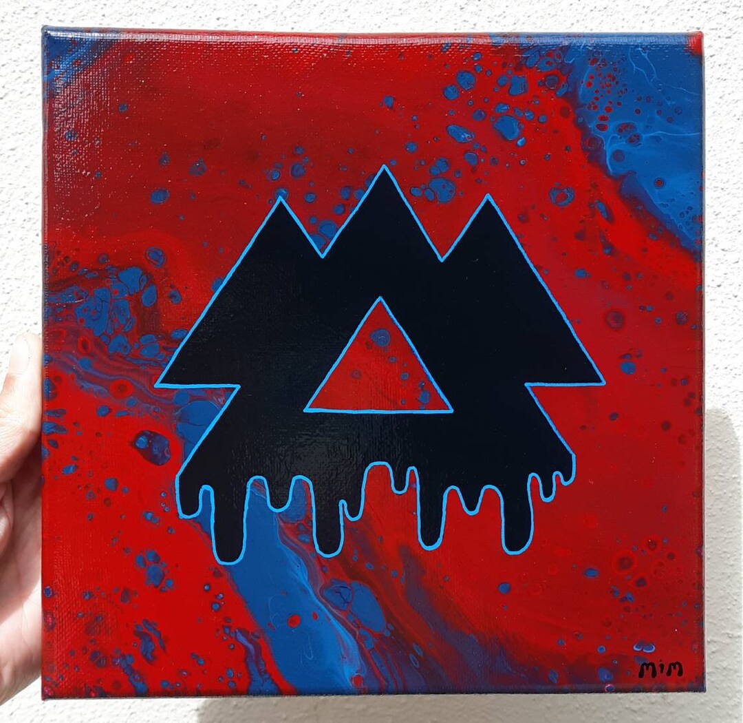 Peinture wakaan drippy - Etsy France