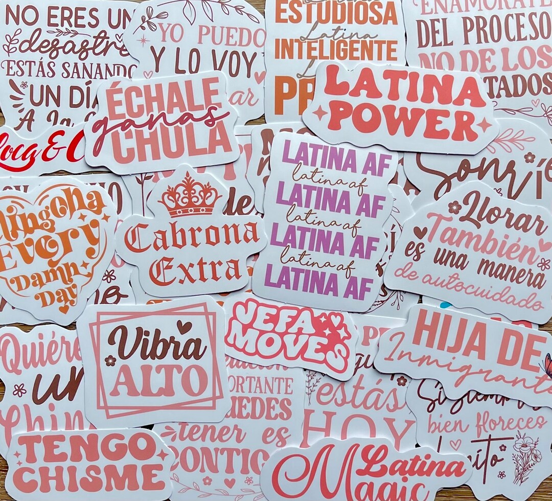 Latina Sticker Pack - Etsy