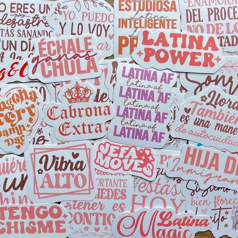 Funny Latina Sticker Pack - Etsy