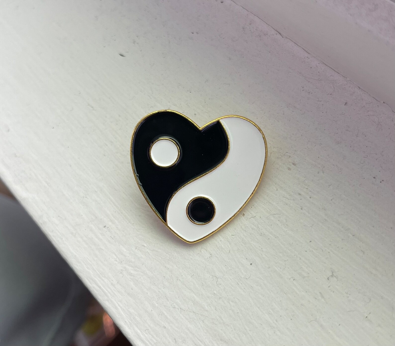 Yin Yang Pin and Sticker Pack Set - Etsy