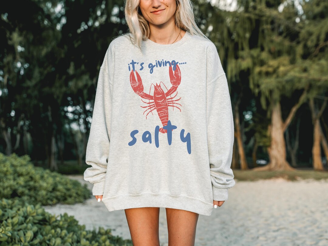 Salty Shirt Ocean Inspired Style Fisherman Aesthetic Lobster Shirt ...