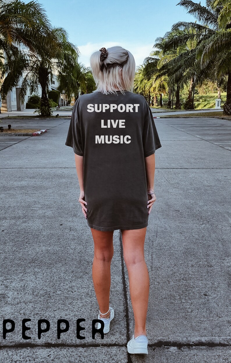 Support Live Music Skeleton Hand Shirt Concert Outfit Festival Wear ...