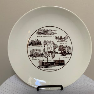 Vintage Souvenir Plate 100th Anniversary White Cloud MI Michigan Small ...