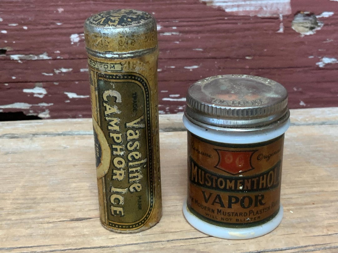 Vintage 1930’s Vaseline Camphor Ice Stick Chesebrough Mfg Mustomenthol ...