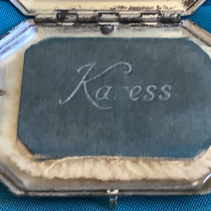1920s Karess Compact Woodworth Art Nouveau Antique Boudoir Collectible ...
