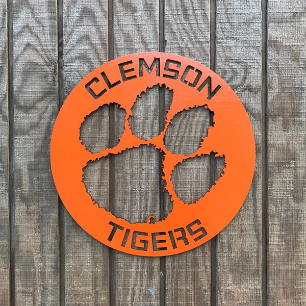 Clemson Sign - Etsy