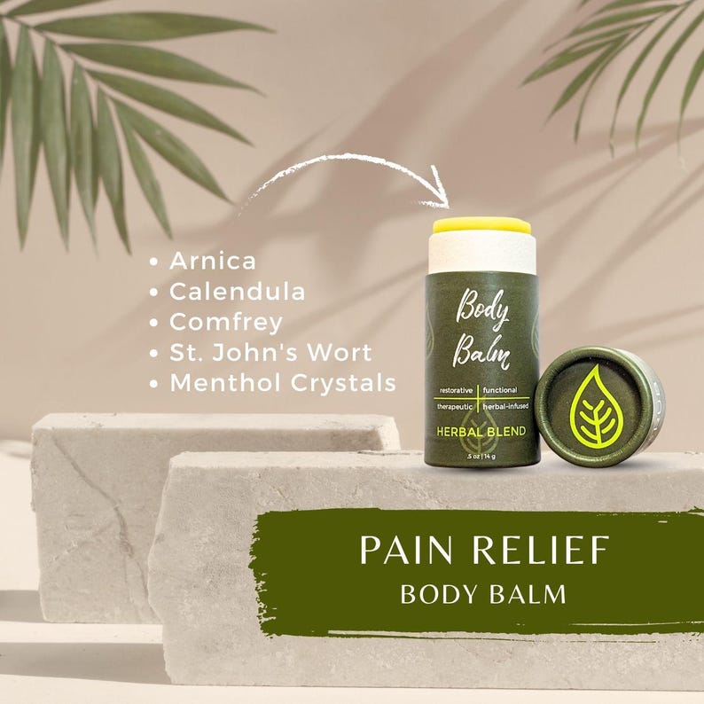 Pain Relieving Herbal Body Balm - Etsy
