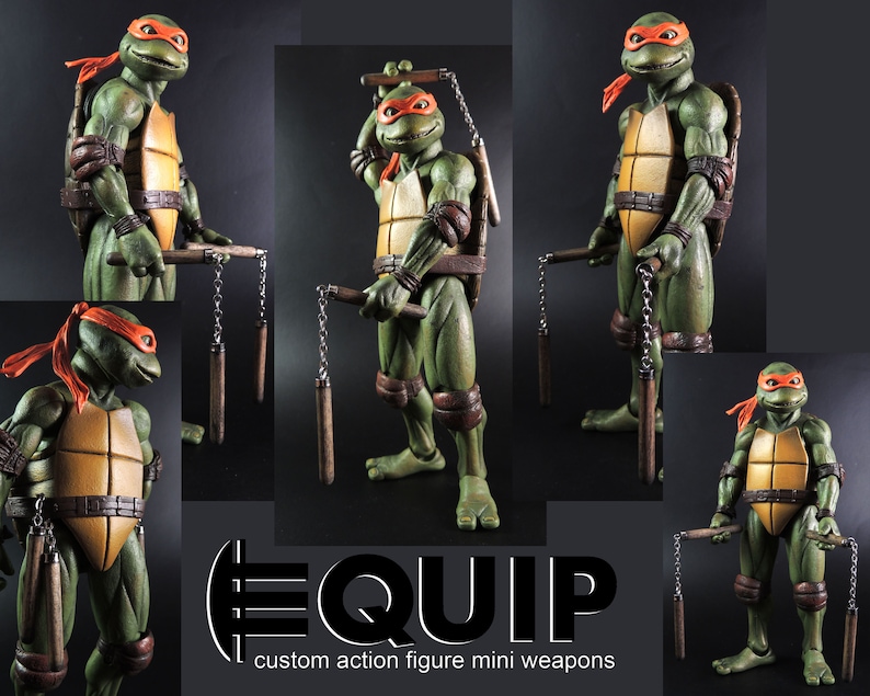 Teenage Mutant Ninja Turtles TMNT 1990 Movie Custom Weapon Set - Etsy