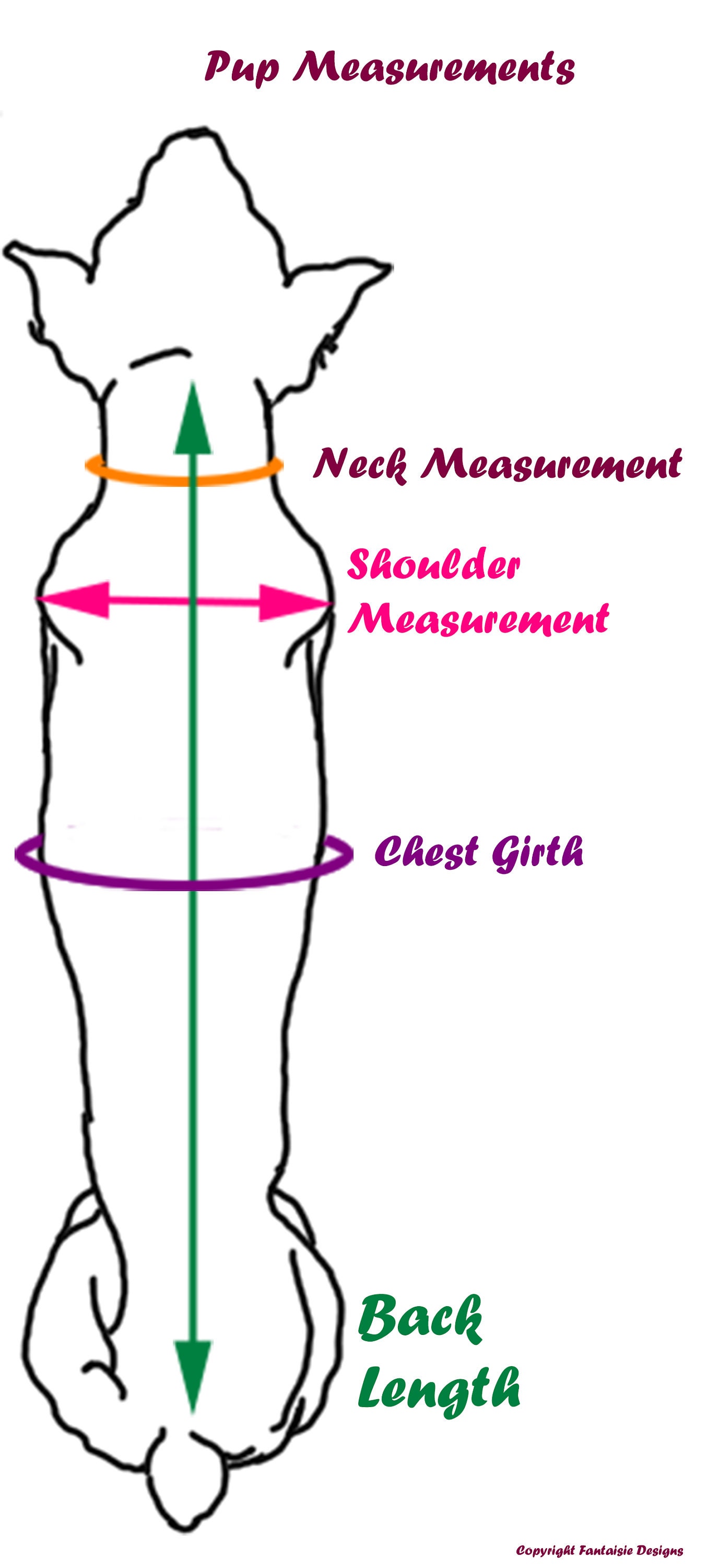 Professor Paws FD-2108.PupPak-4 Szs: 4XS 3XS 2XS XS PDF | Etsy España