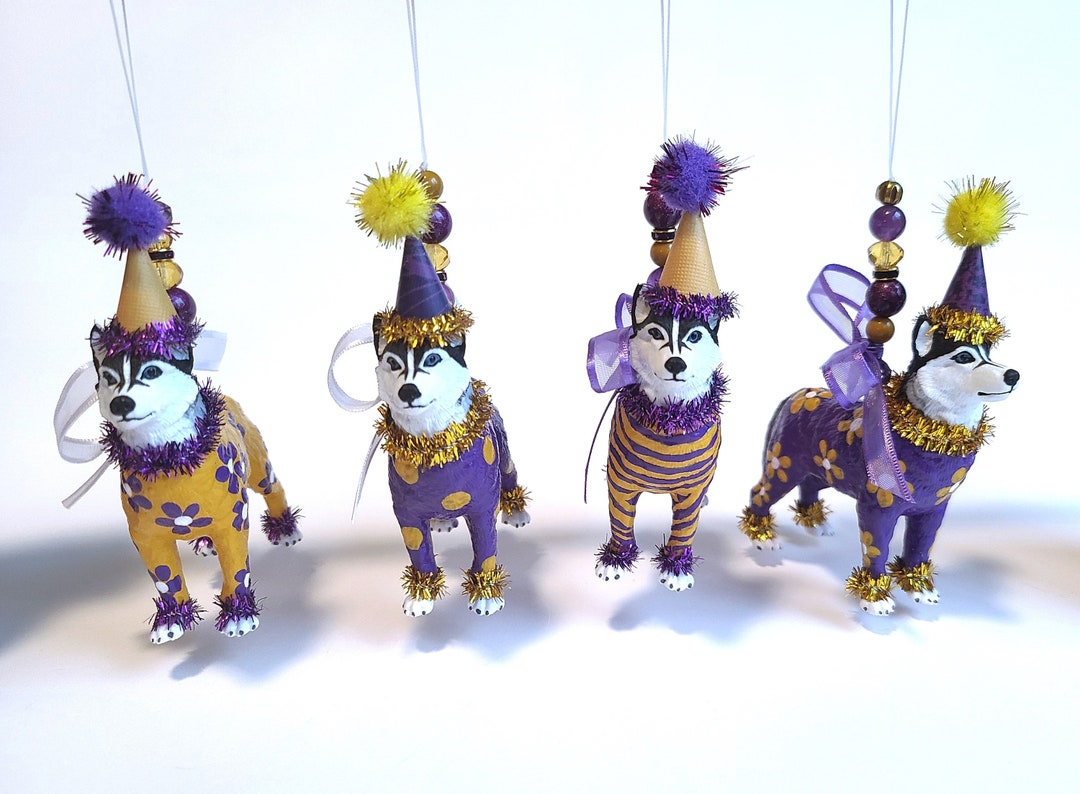 Set of Four Decorative Hand Painted University of Washington Themed ...