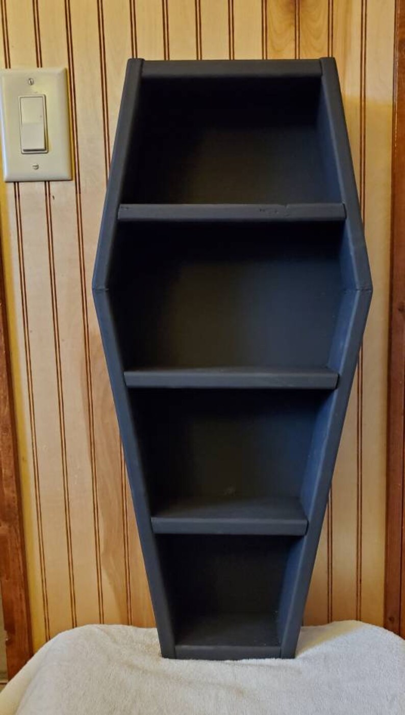 Coffin Shelf Coffin Wall Shelf Wall Shelf Black Coffin - Etsy