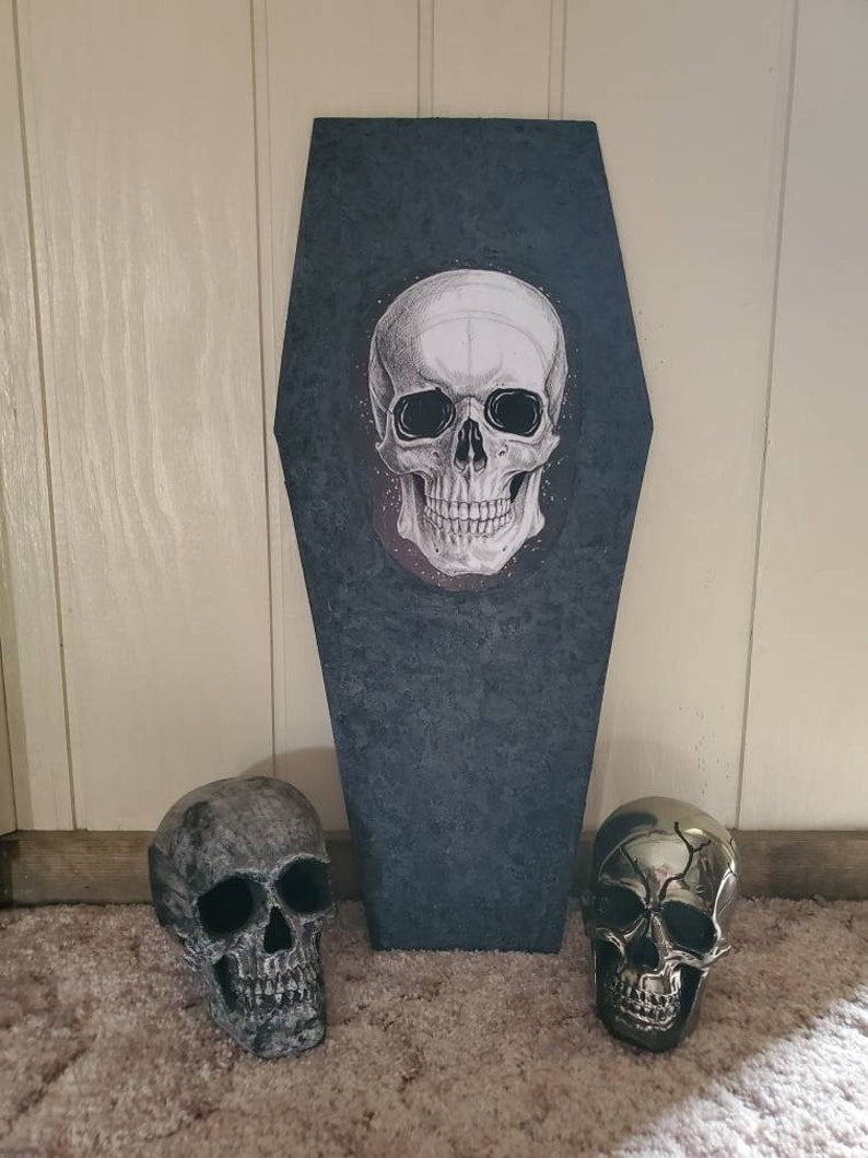 Gothic Signskull Signcoffin Signwall Hangingskull Wall - Etsy