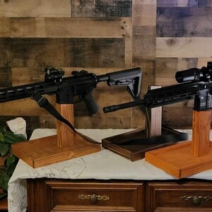 AR15 Rifle Stand, for Display, Cleaning and Adding Accessories and ...