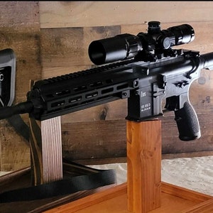 AR15 Rifle Stand, for Display, Cleaning and Adding Accessories and ...