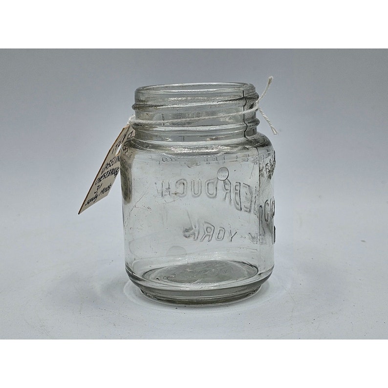 Vintage Clear Glass Vaseline Jar Chesebrough, New York 2.5 Inch - Etsy