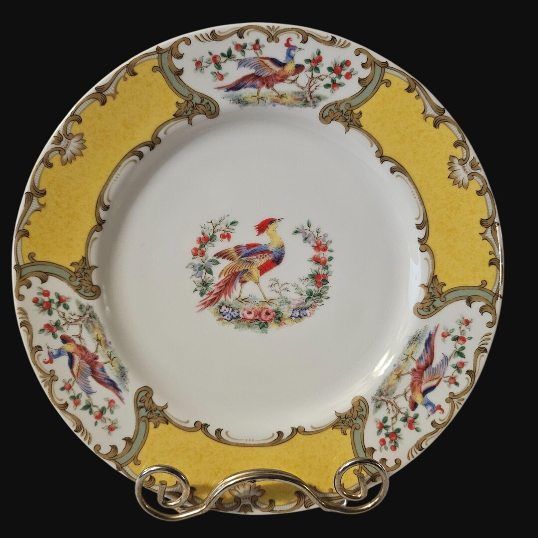 Andrea by Sadek Reproduction English Staffordshire 8" Plate Made in Japan - Etsy