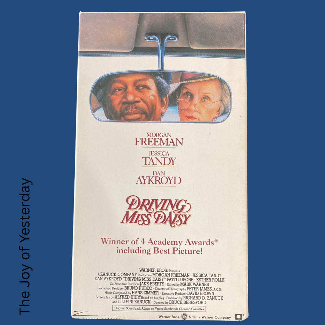 Driving Miss Daisy (1990) VHS Movie. Vintage VHS. Morgan Freeman and ...